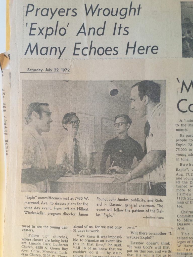 Explo 72 Comes to Milwaukee: - Faith Vision Service